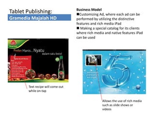 Gramedia Majalah on iPad | PPTX