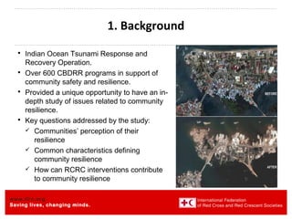 Characteristics of safe and resilient communities and key determinants ...