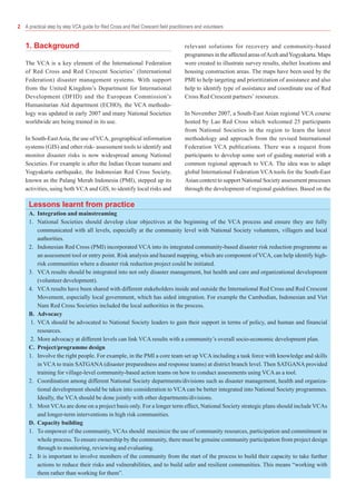 Ifrc south east asia vca guidelines in english | PPT