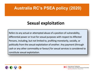 IFRC's PSEA policy | PPTX