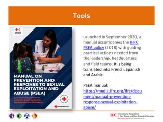 IFRC's PSEA policy | PPTX