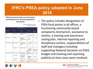 IFRC's PSEA policy | PPTX