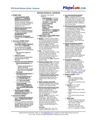 Ifr quick reviewsheets pilot cafe | PDF