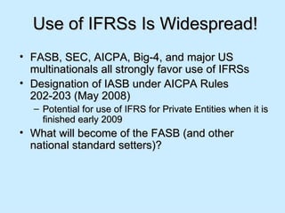 IFRS.. Full ahead or caution? | PPT