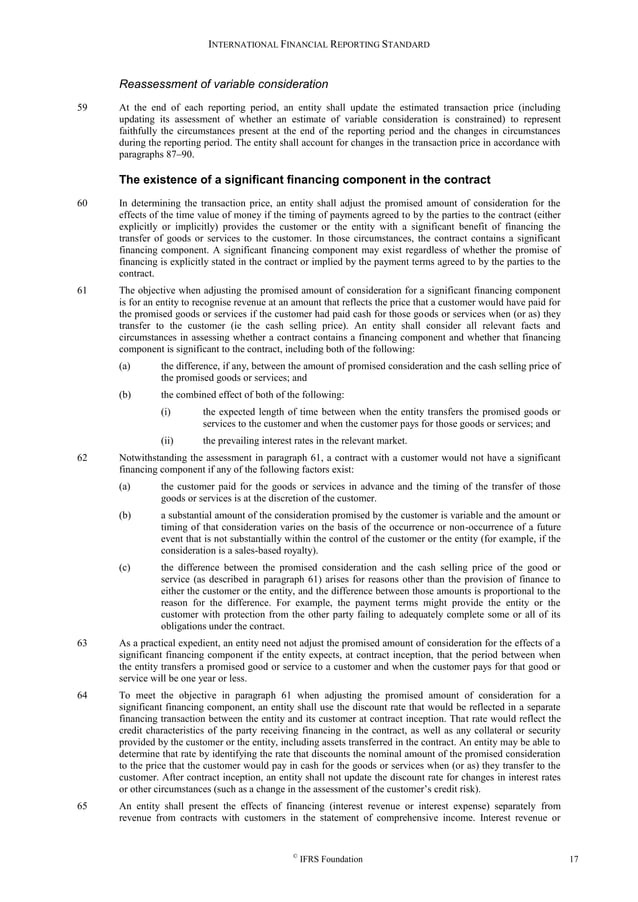 IFRS- 15 with illustrative examples | PDF