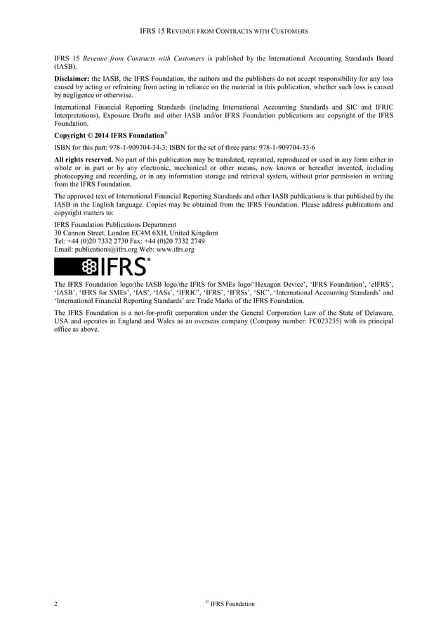 IFRS- 15 with illustrative examples | PDF