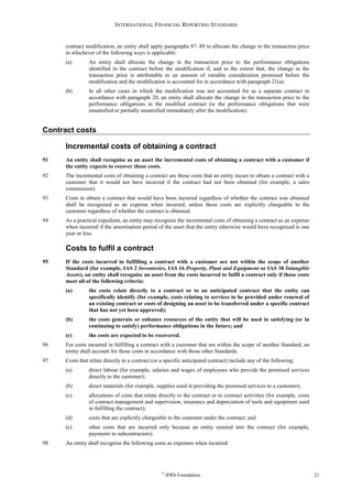 IFRS- 15 with illustrative examples | PDF