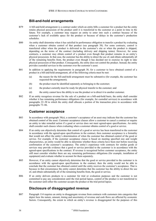 IFRS- 15 with illustrative examples | PDF