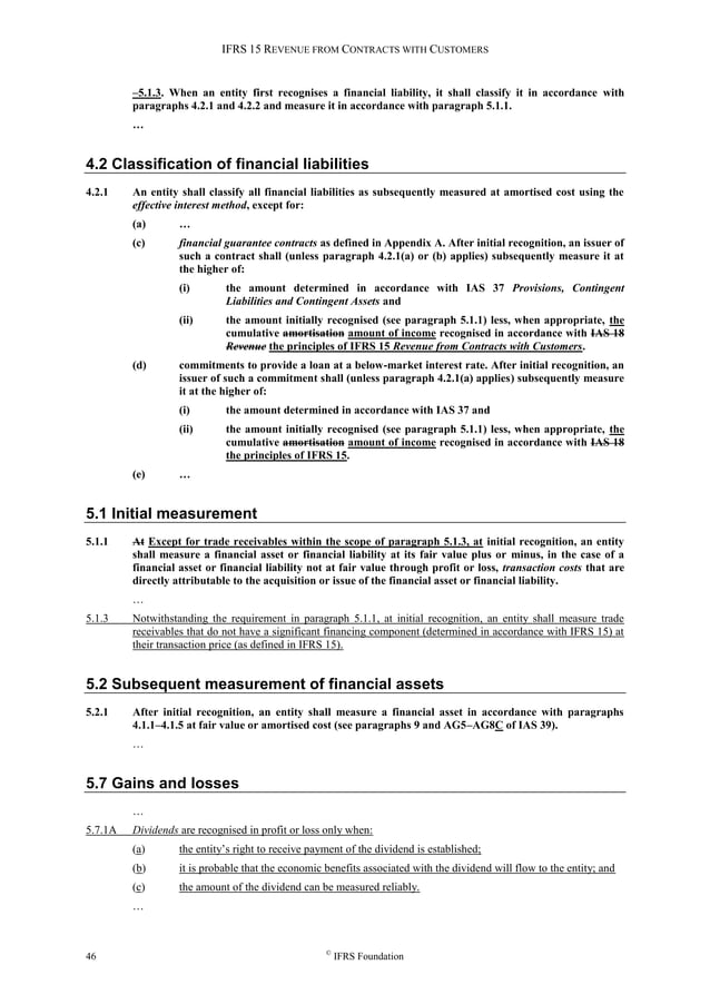 IFRS- 15 with illustrative examples | PDF