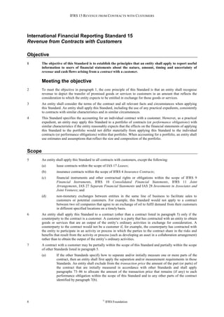 IFRS- 15 with illustrative examples | PDF