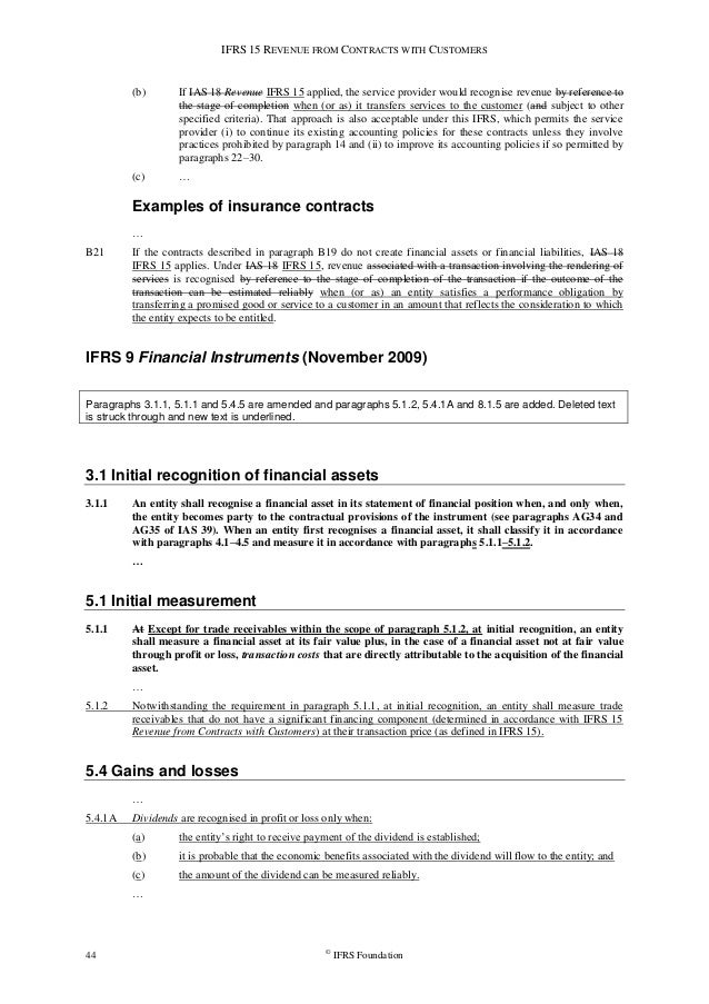 IFRS 15 With Illustrative Examples IFRS 15 With Illustrative Examples