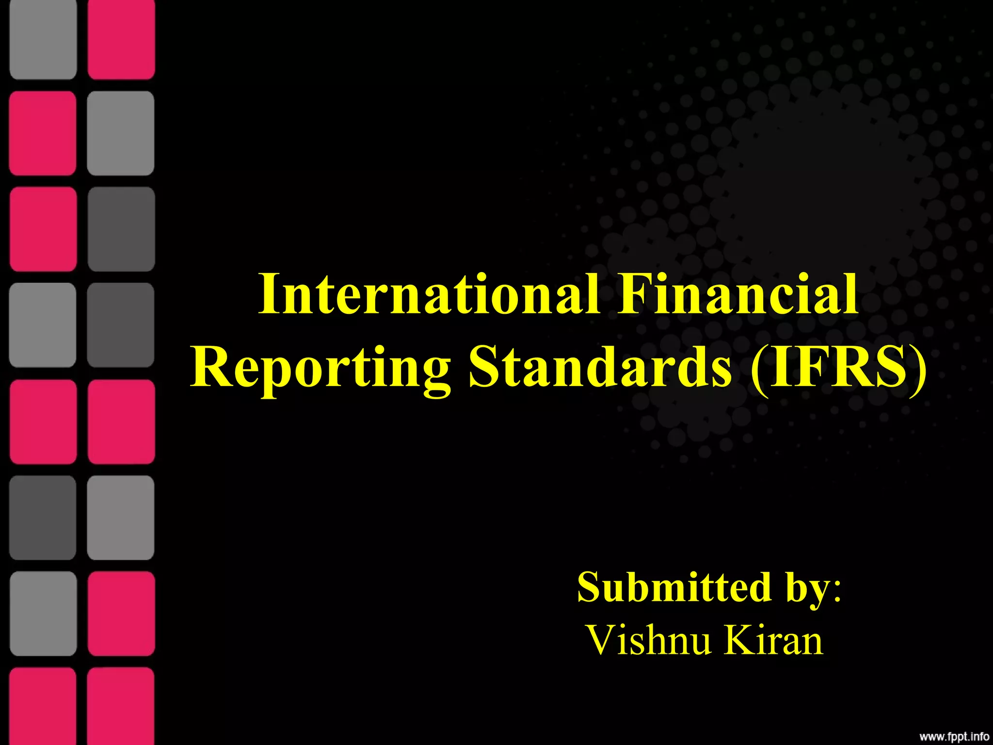 IFRS | PPT | Stocks and Bonds | Personal Investing