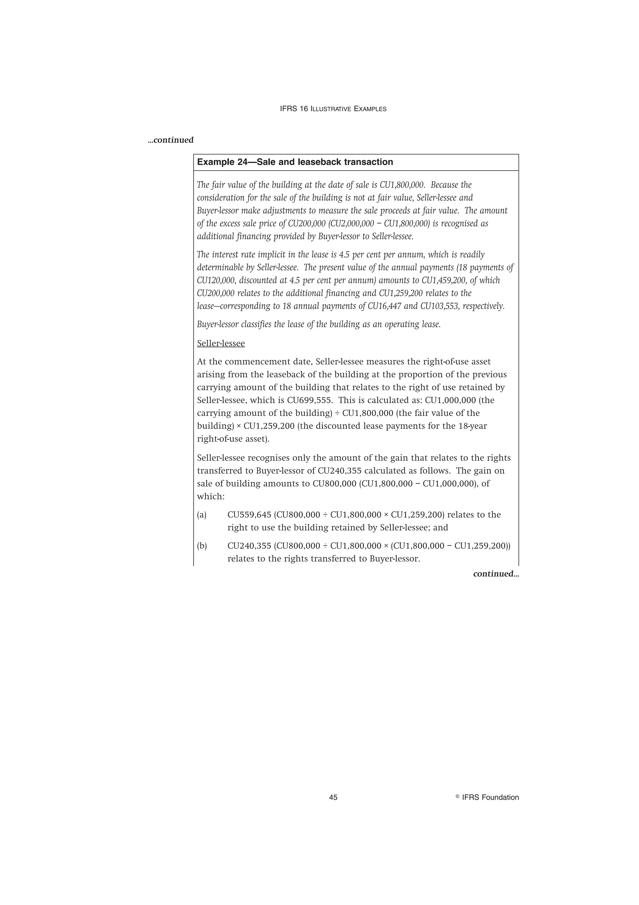 IFRS-16- Leases (Illustrative examples) | PDF