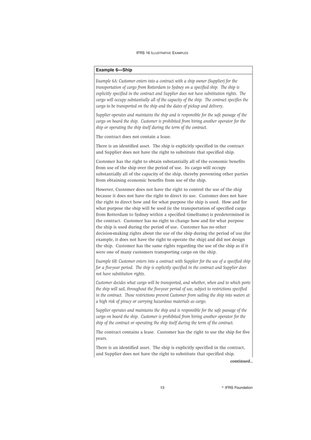 IFRS-16- Leases (Illustrative examples) | PDF