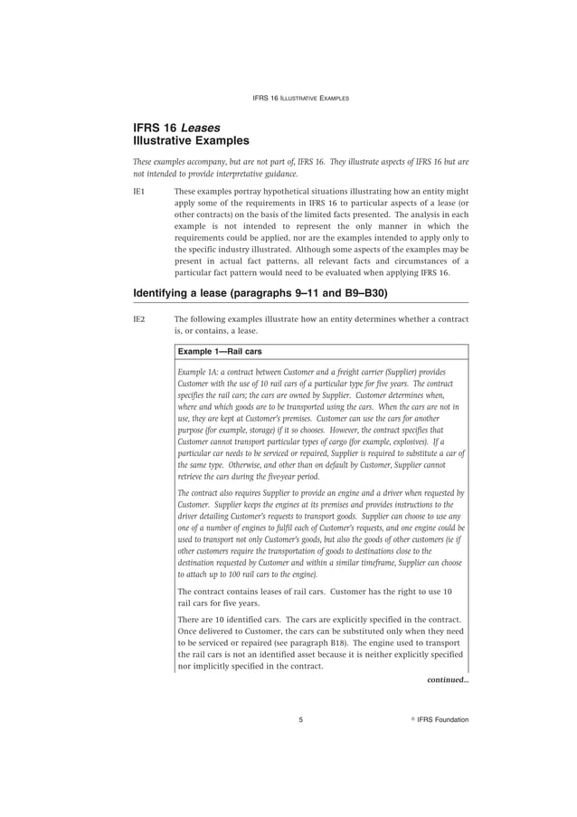 IFRS-16- Leases (Illustrative examples) | PDF