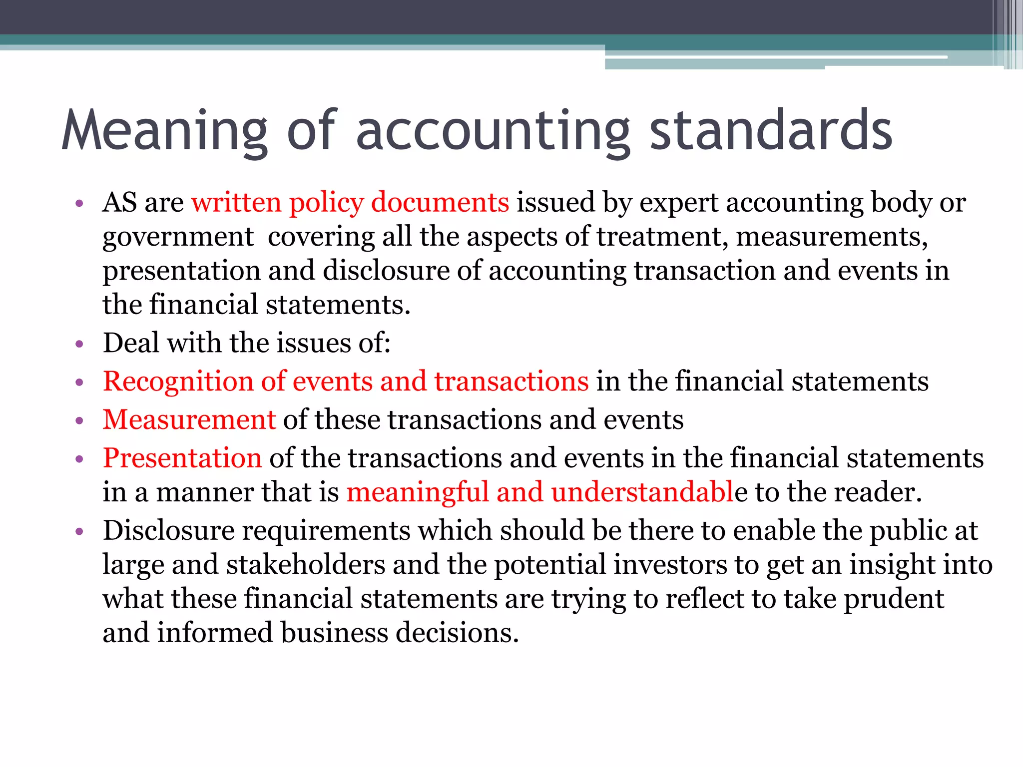 International Financial Reporting Standards | PPT