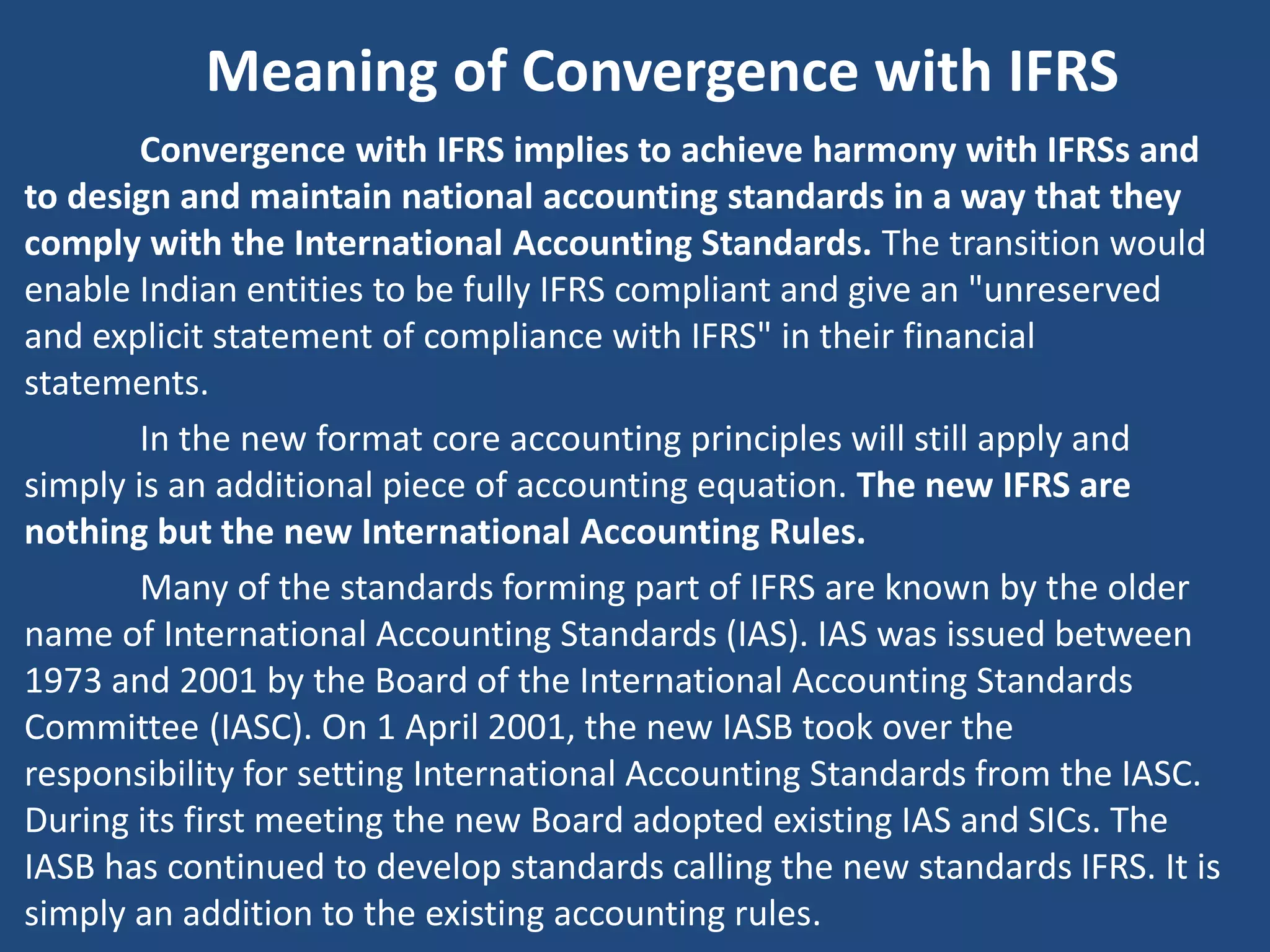 International Financial reporting Standards | PPTX