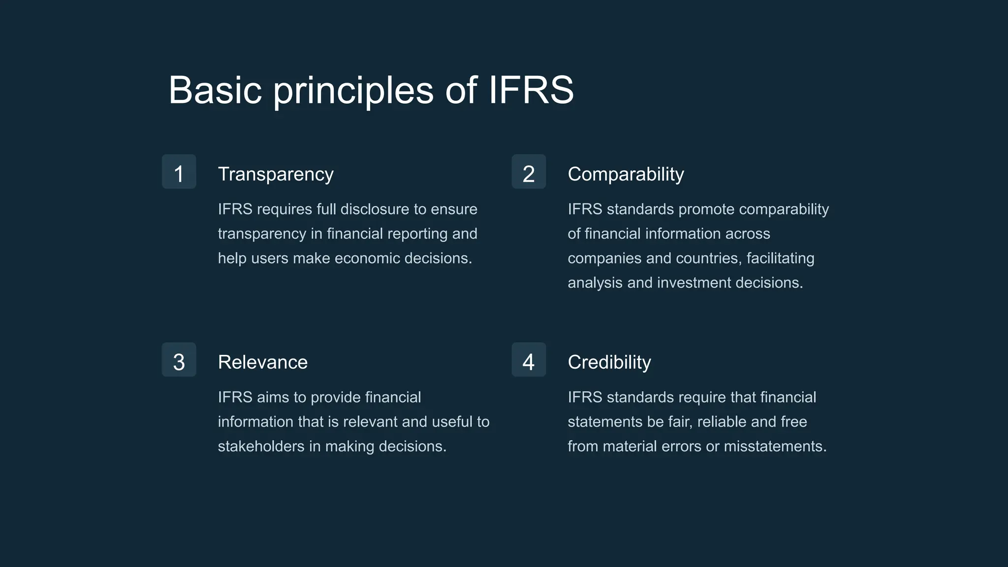 Ifrs presentation for history and finance | PPTX