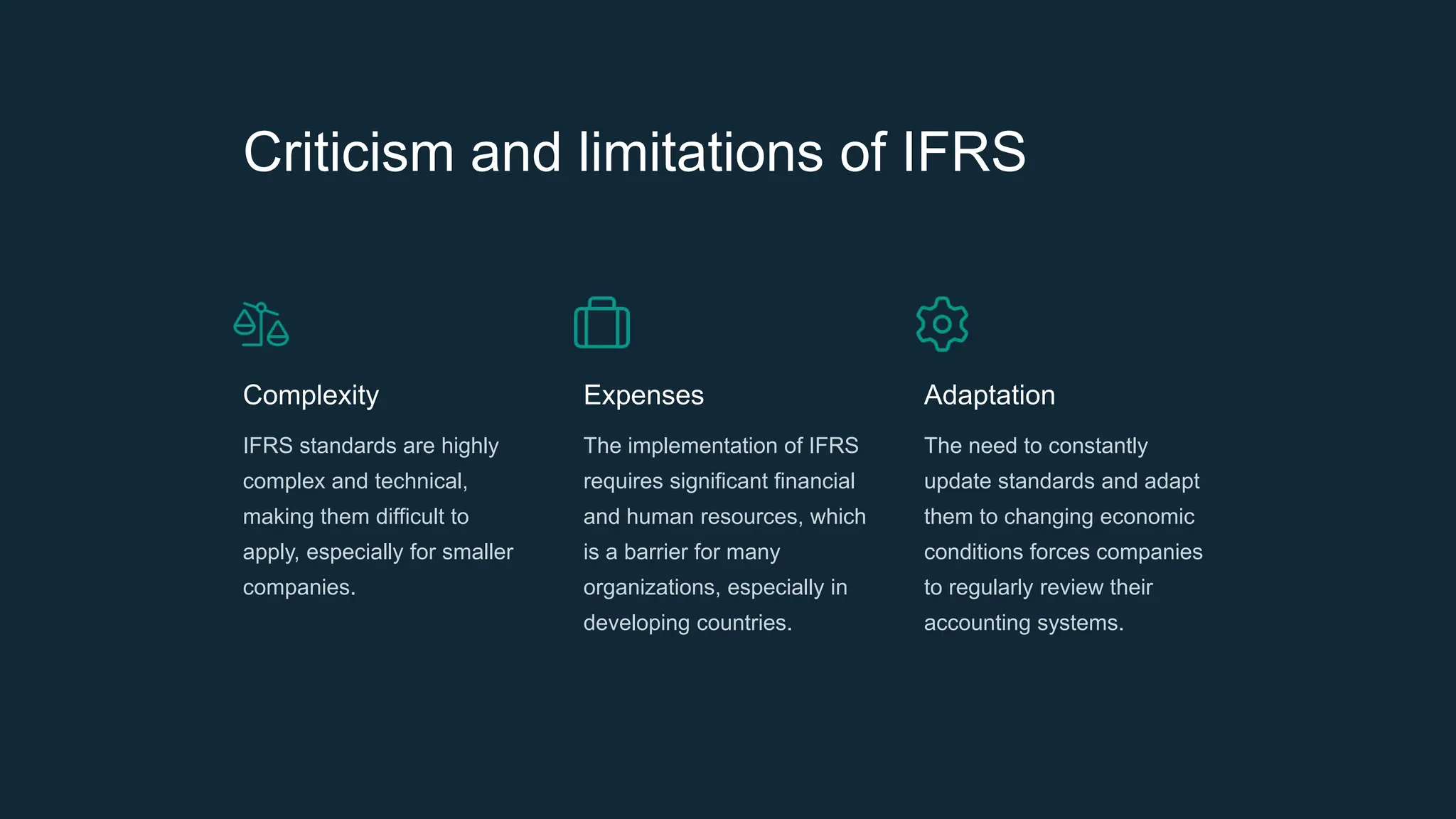 Ifrs presentation for history and finance | PPTX