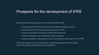 Ifrs presentation for history and finance | PPTX