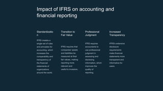 Ifrs presentation for history and finance | PPTX