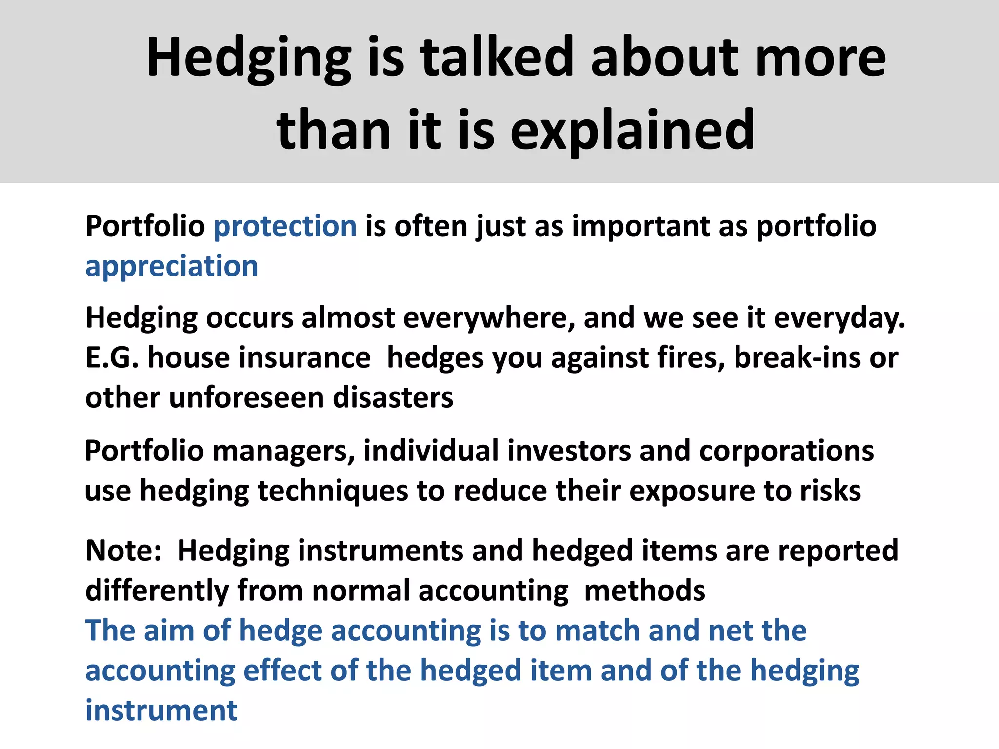 Ifrs09, IFRS9 hedging, accounting for hedges, hedge accounting ...