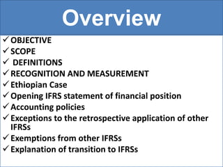 Ifrs 1 | PPTX