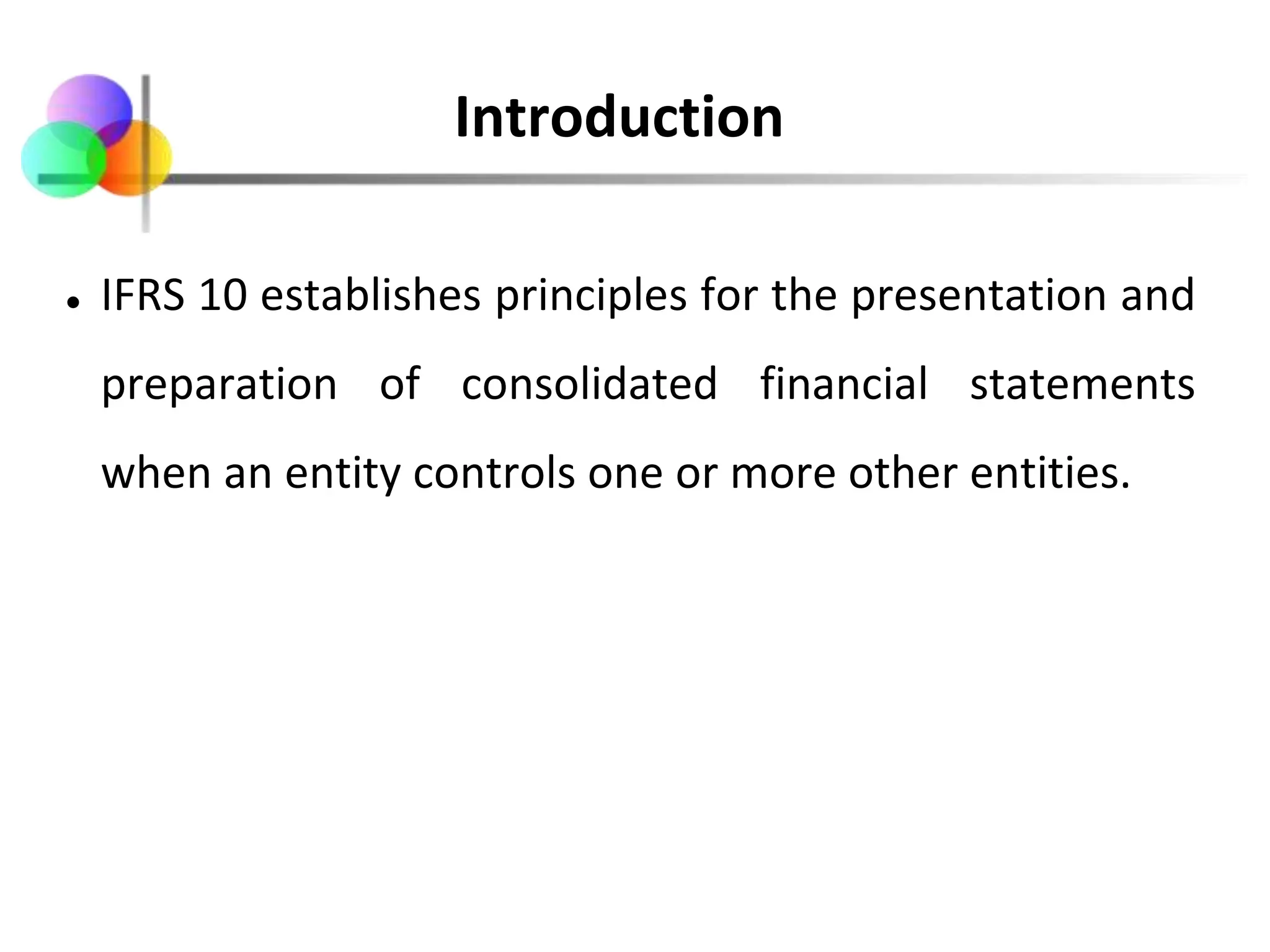 IFRS 10-consolidation-preparation of consolodated finan | PPTX