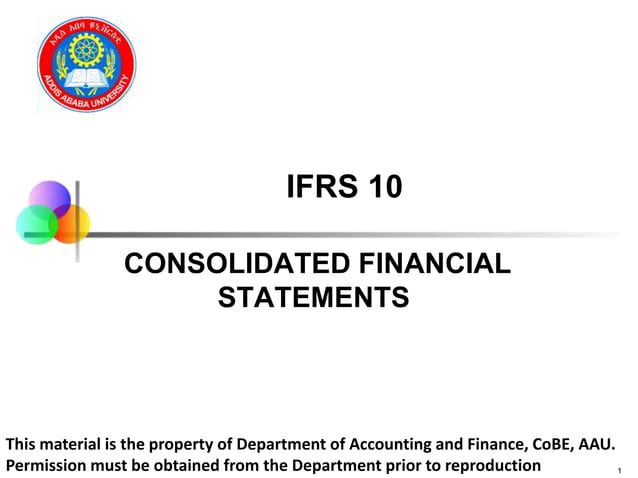 IFRS 10-consolidation-preparation of consolodated finan | PPT