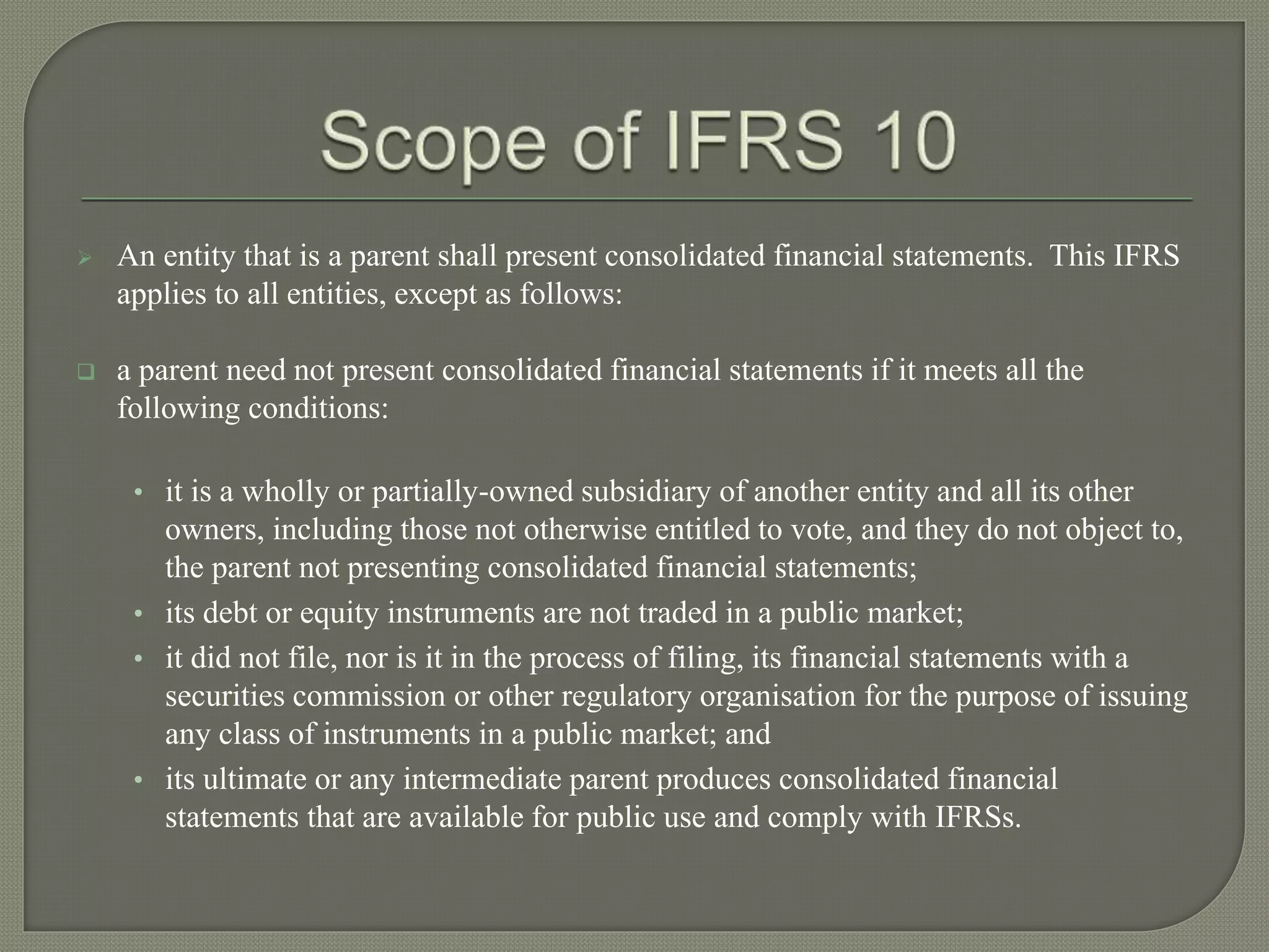 IFRS 10 | PPTX