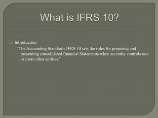 IFRS 10 | PPTX