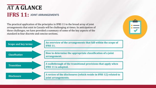 IFRS 11 Joint Arrangements | PPTX