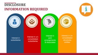 IFRS 12 disclosure of interest in other entities | PPTX