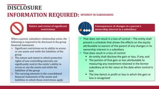 IFRS 12 disclosure of interest in other entities | PPTX