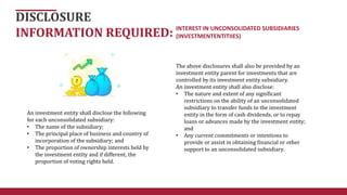 IFRS 12 disclosure of interest in other entities | PPTX