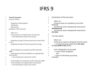 Ifrs 13 principles | PPTX