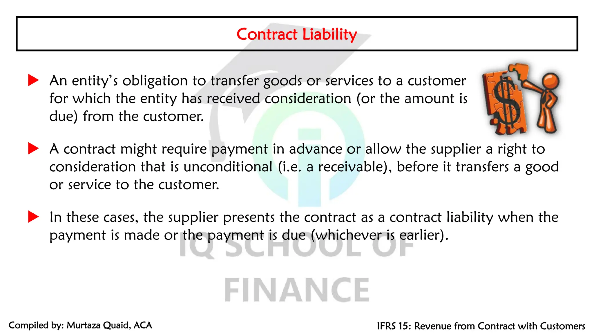 IFRS 15 - Presentation (notes).pdf for accounting | PDF