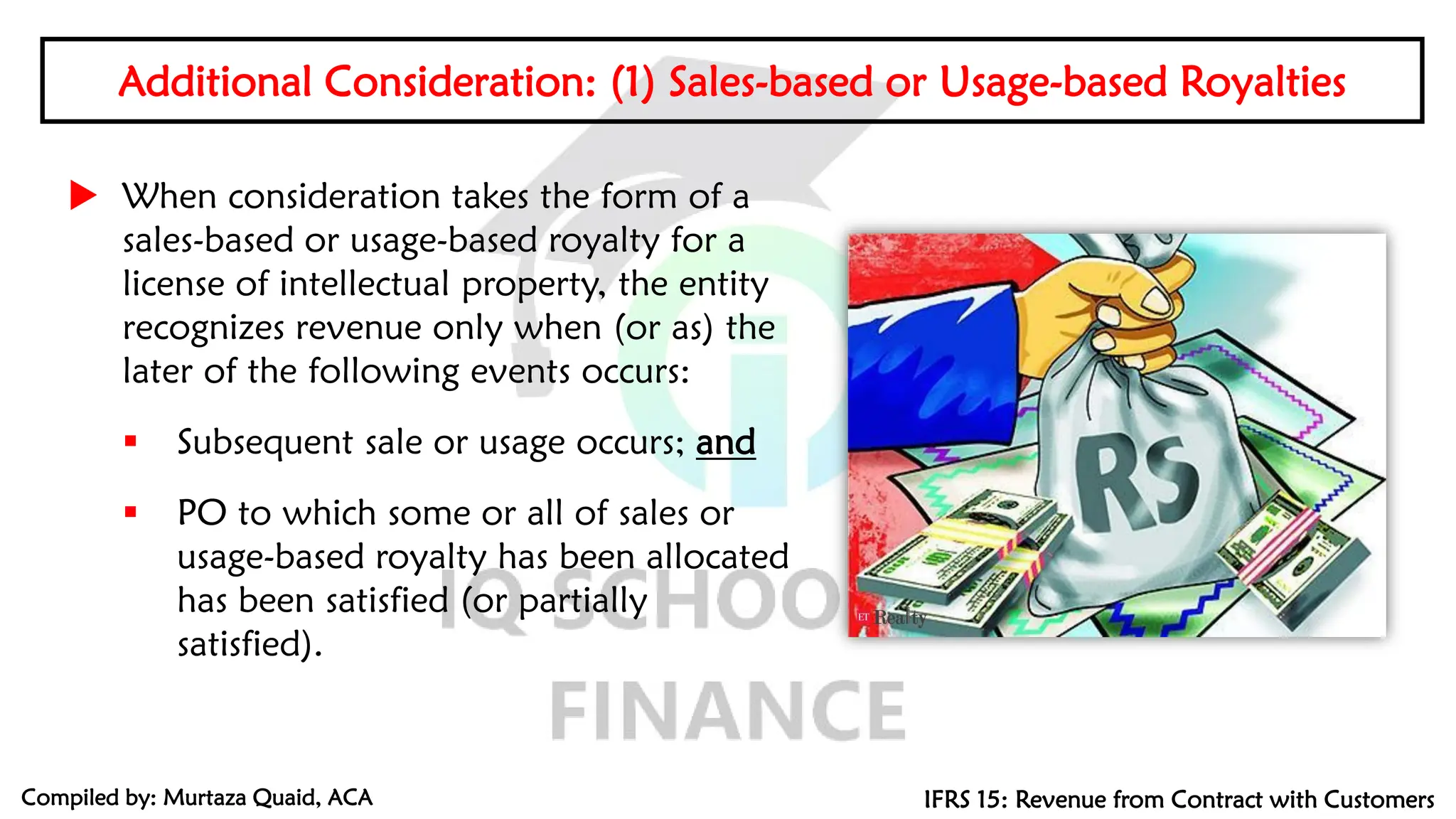 IFRS 15 - Presentation (notes).pdf for accounting | PDF