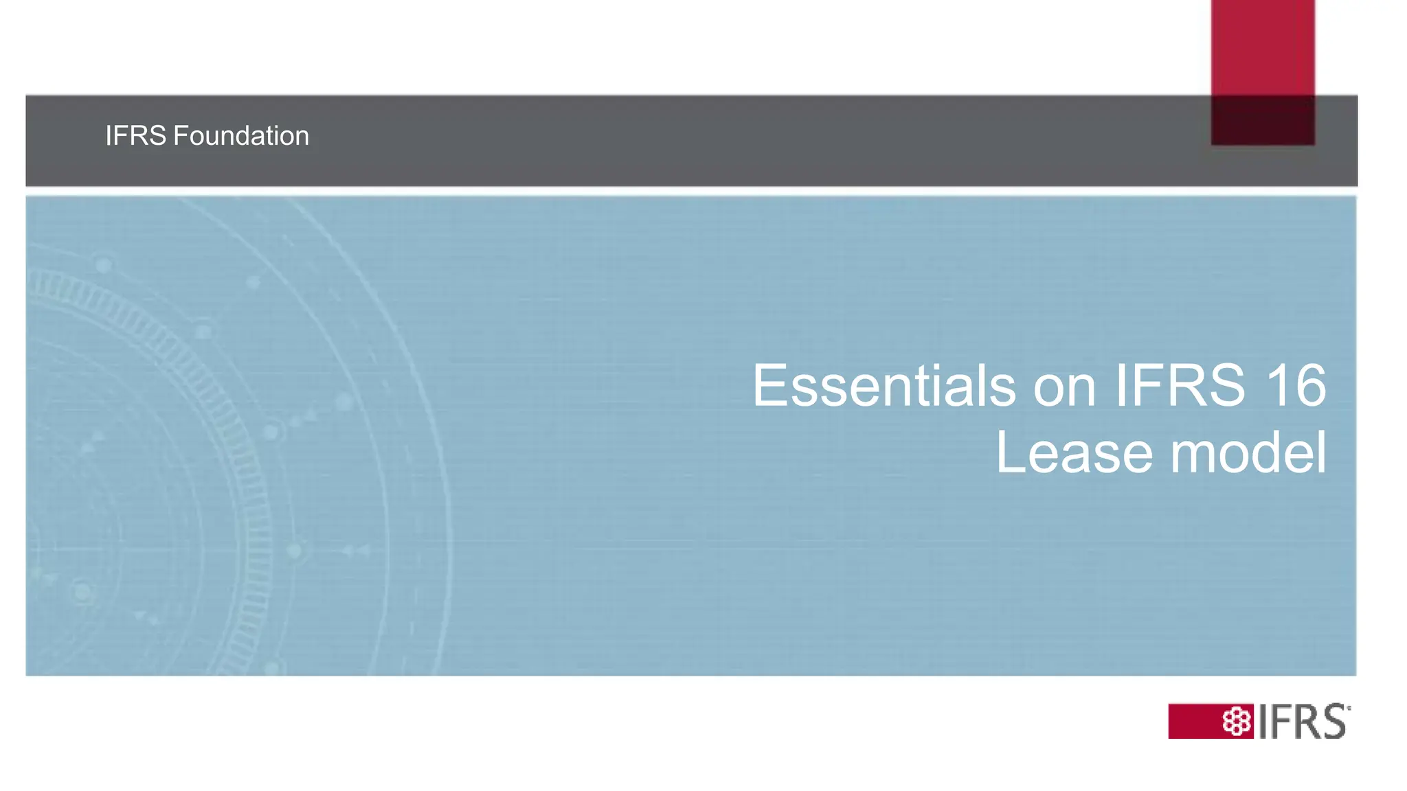 IFRS 16 - Presentation basics to intermediate level | PPTX