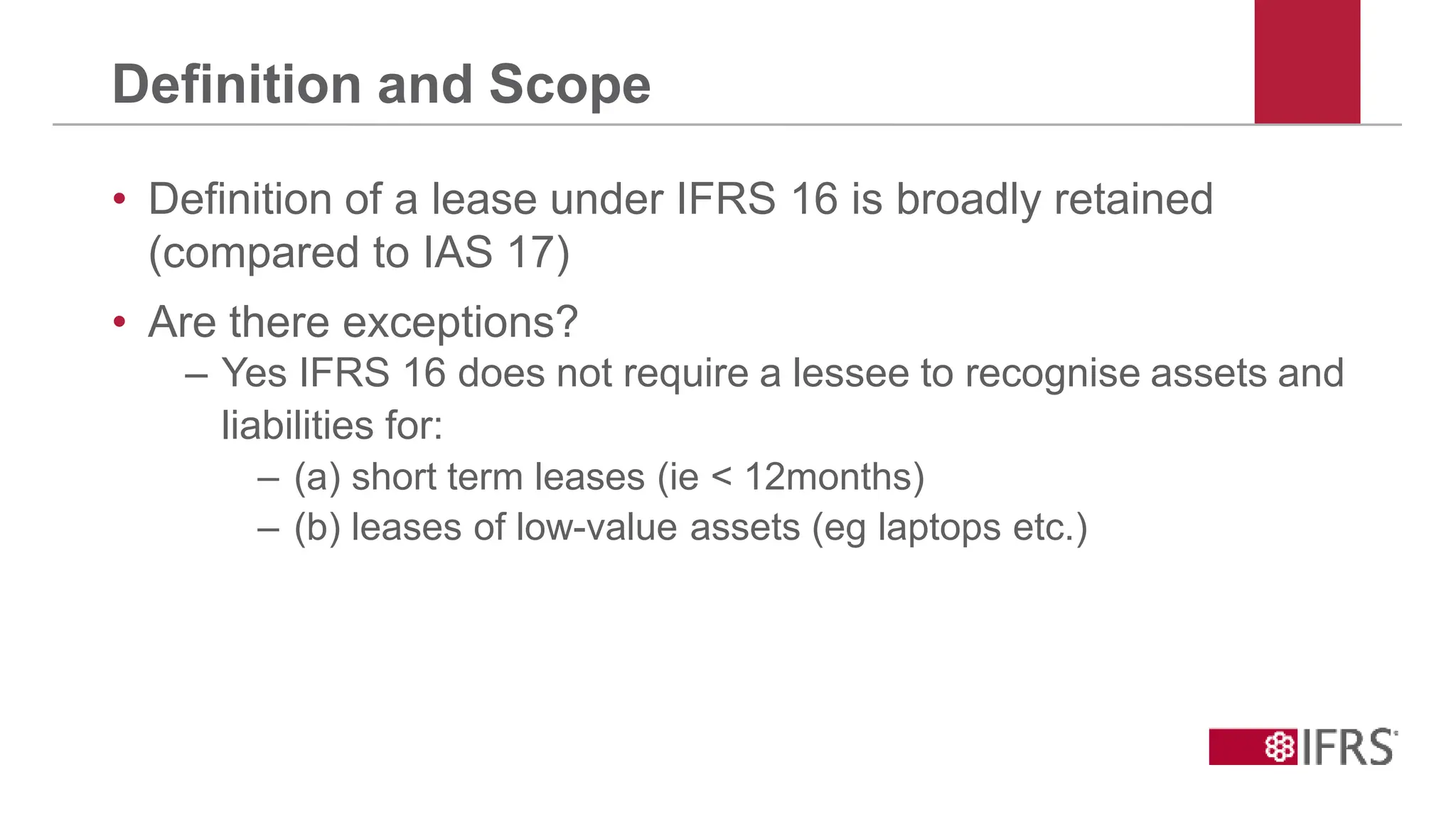 IFRS 16 - Presentation basics to intermediate level | PPTX