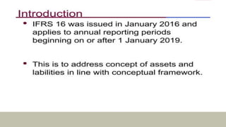IFRS 16 - Presentation basics to intermediate level | PPTX