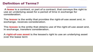 IFRS 16 - Presentation basics to intermediate level | PPTX