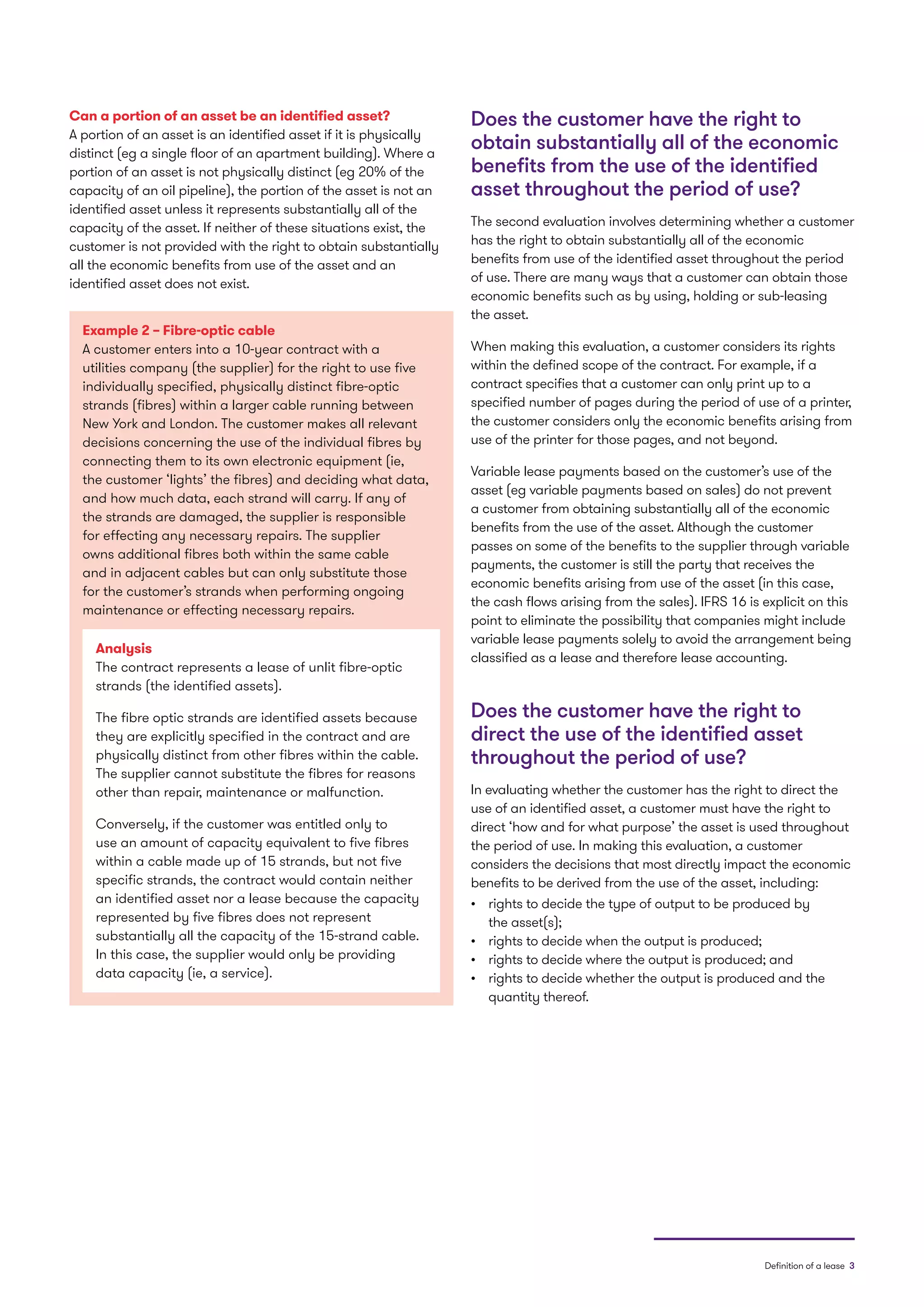 Ifrs16 definition of a lease | PDF