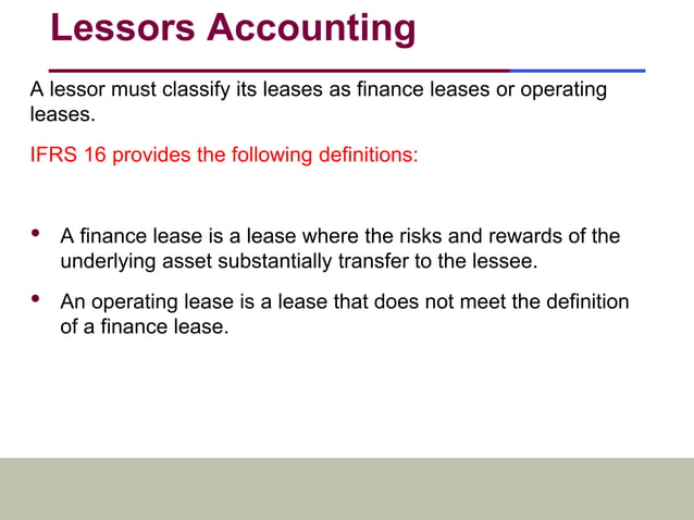 IFRS 16 LEASE.ppt | Business Accounting & Finance | Business