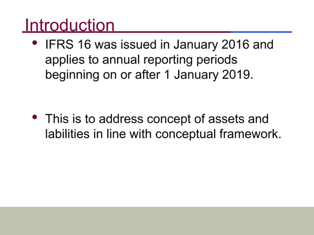 IFRS 16 LEASE.ppt | Business Accounting & Finance | Business