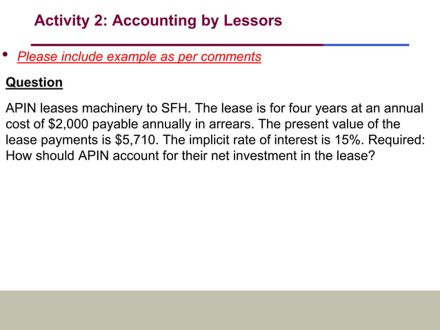 IFRS 16 LEASE.ppt | Business Accounting & Finance | Business