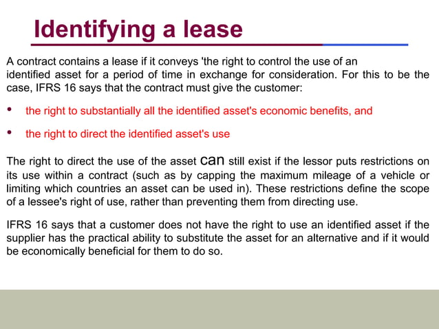 IFRS 16 LEASE.ppt | Business Accounting & Finance | Business