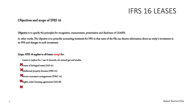 Ifrs 16 leases | PPTX