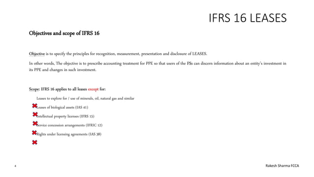 Ifrs 16 leases | PPTX