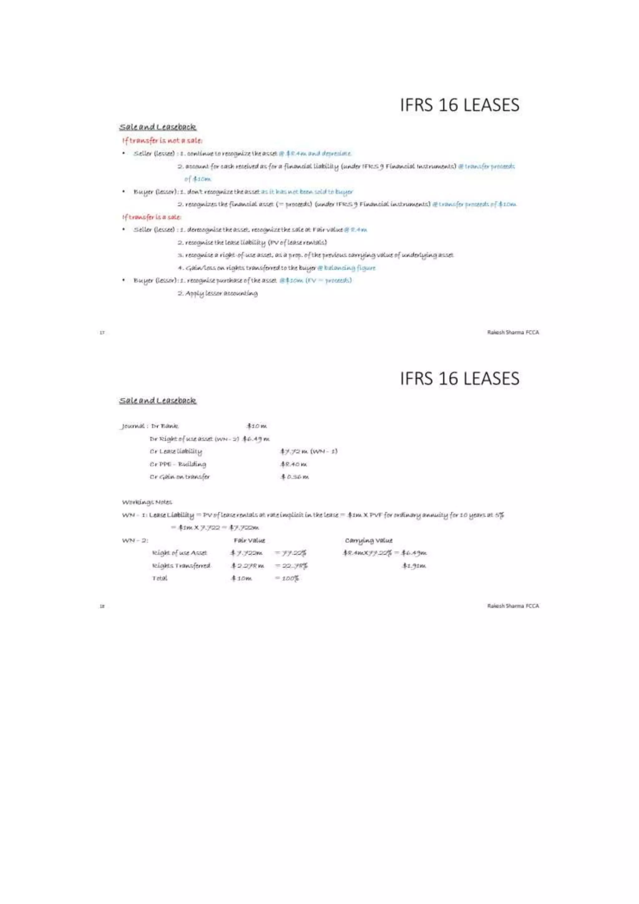 Ifrs 16 leases | PDF